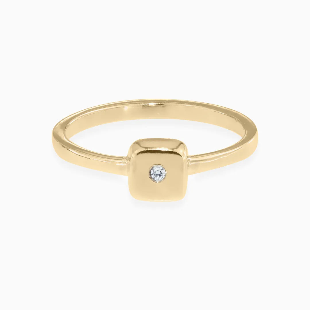 Cute Shape Square Ring – Maidor Jewelry